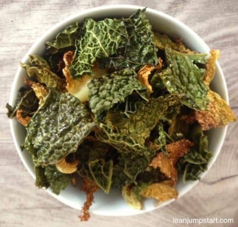 Savoy Cabbage Chips: Super Tasty, Crispy & Easy Clean Eating Snack