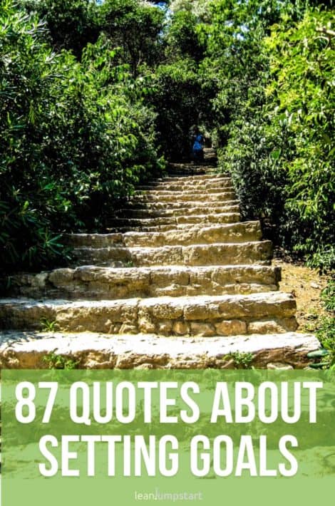 87 motivational quotes about setting and achieving goals + free cards